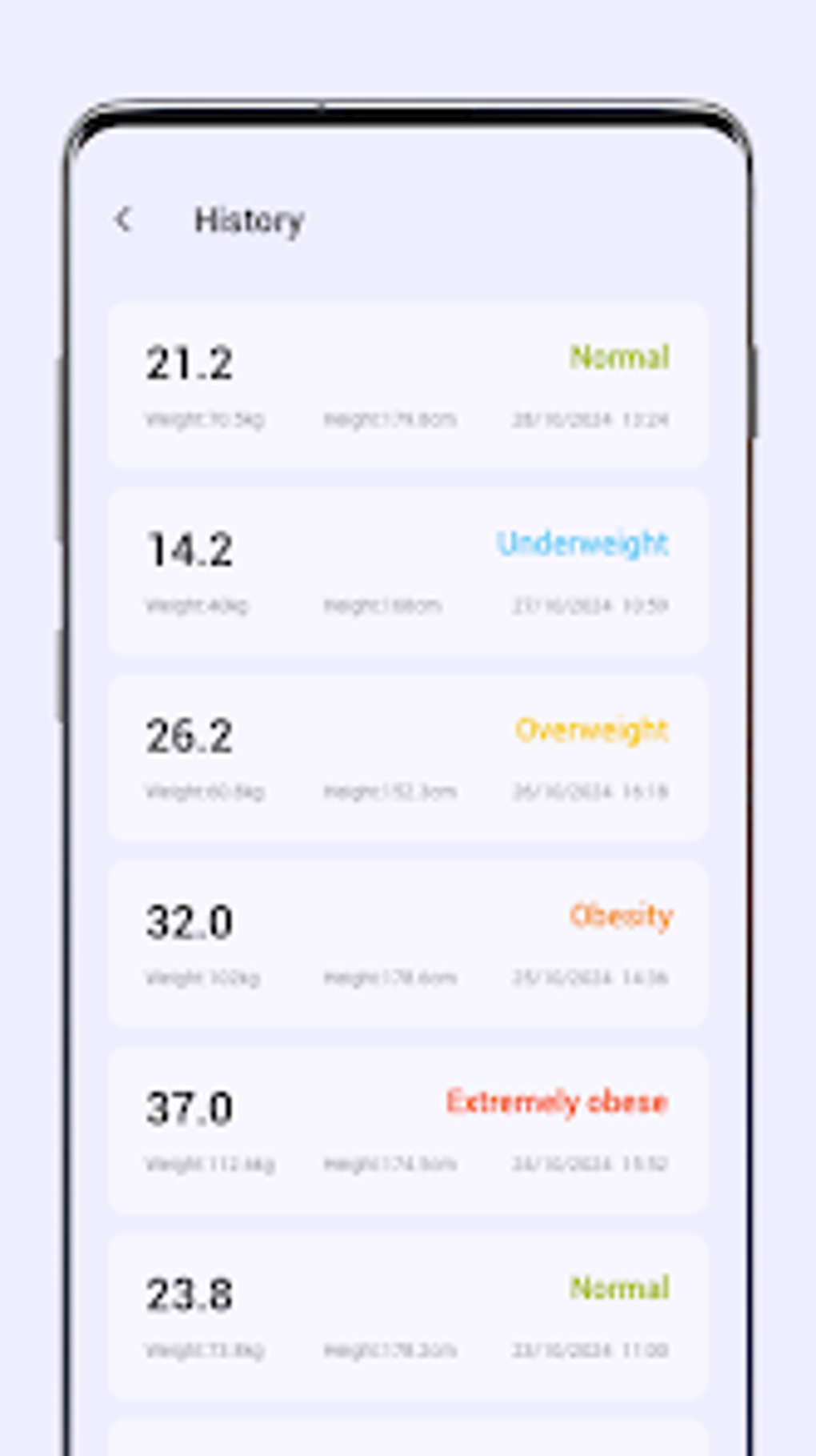 Android için BMI Log - İndir