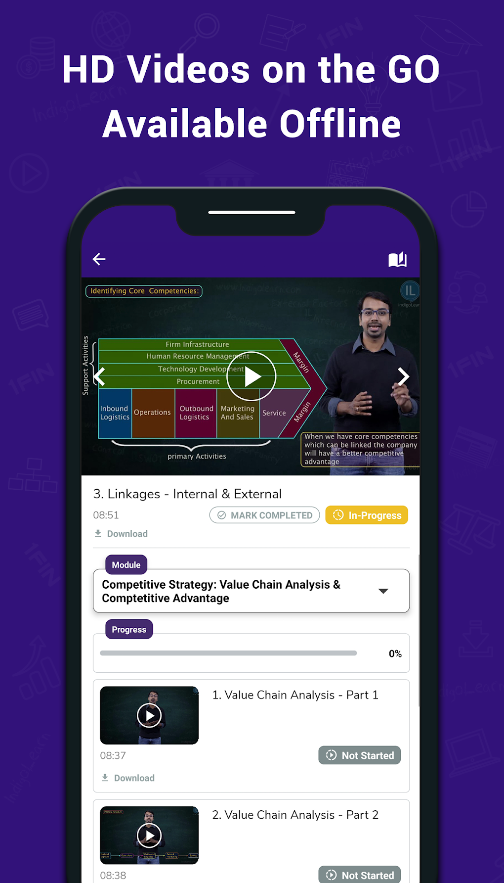 1FIN by IndigoLearn - CA CMA CS Courses App for Android - Download