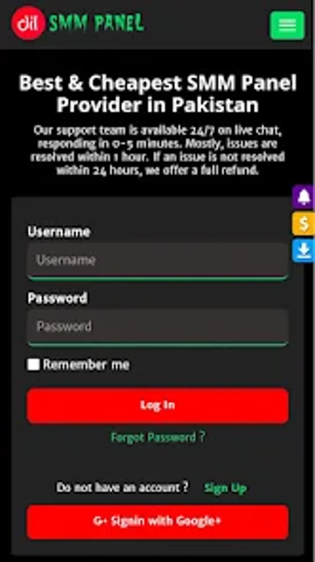 Dil Smm Panel pour Android - Télécharger