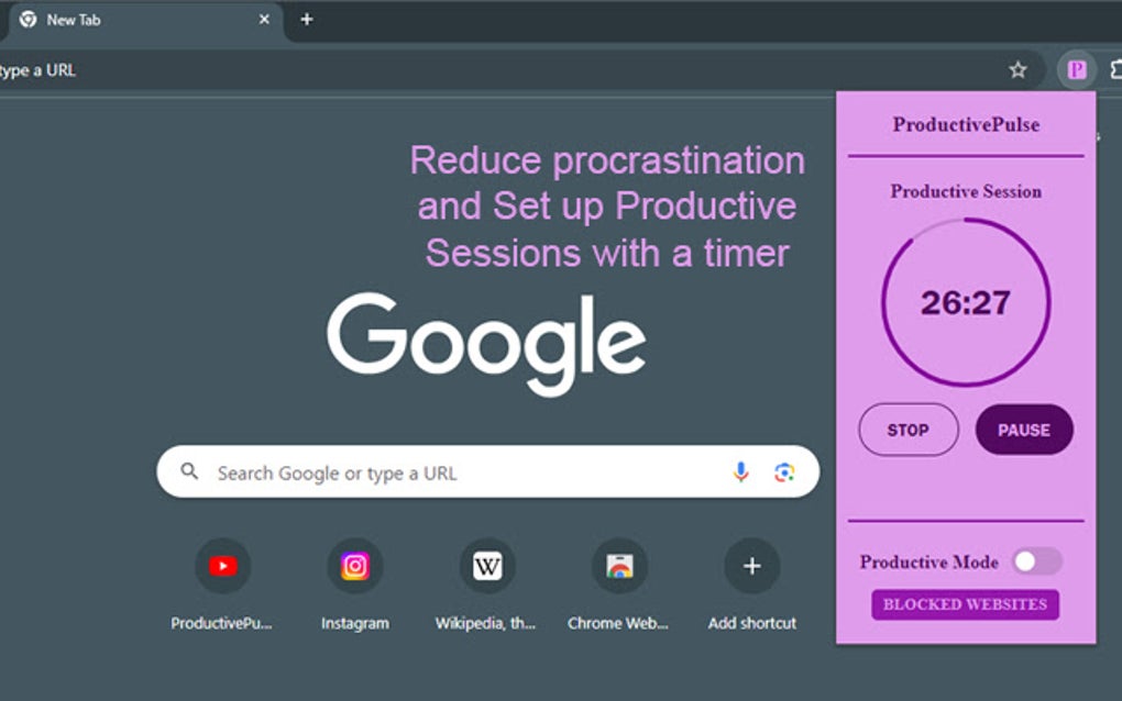 ProductivePulse for Google Chrome - Extension Download