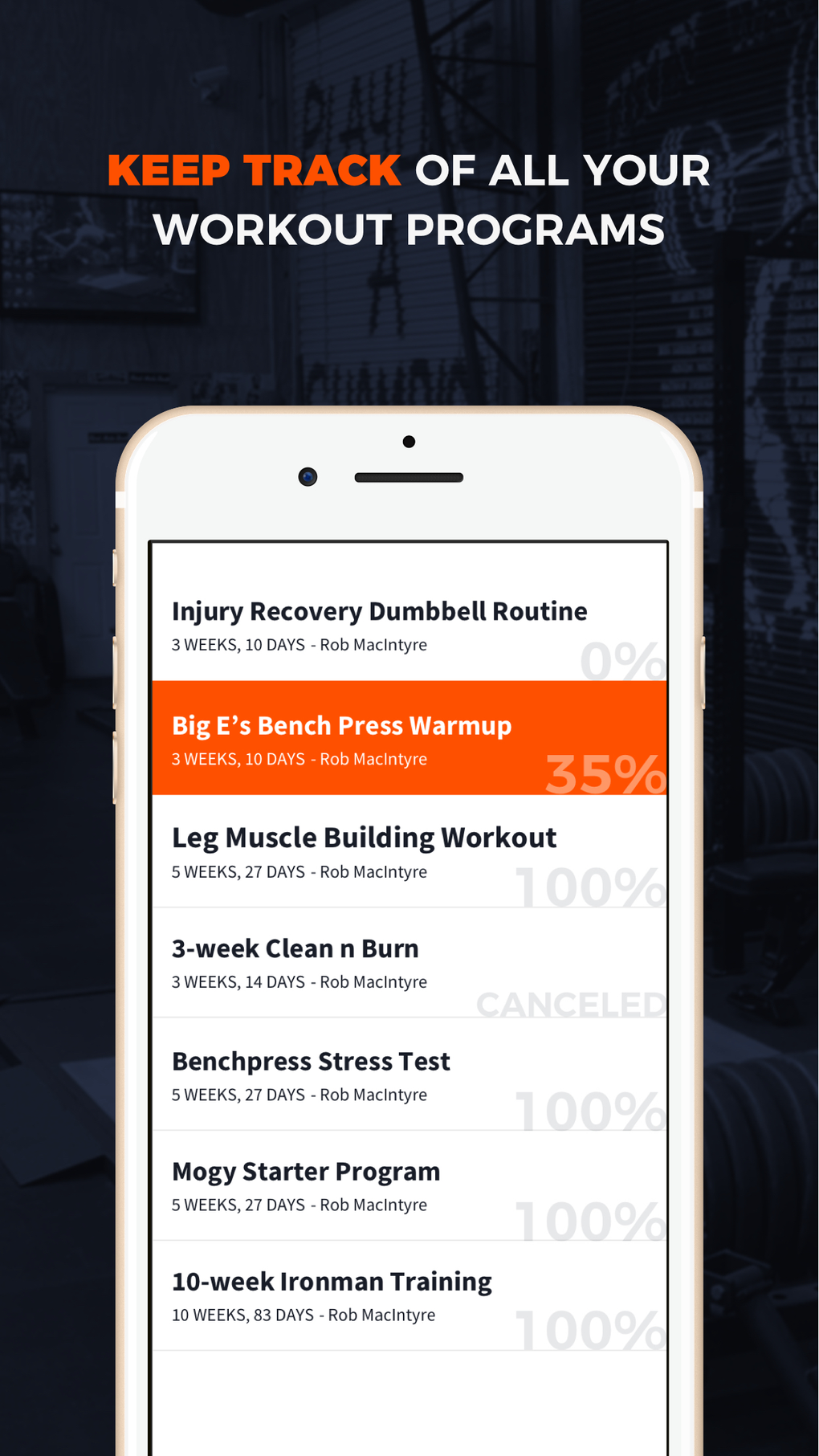 Mogy - Mobile Gym for iPhone - Download