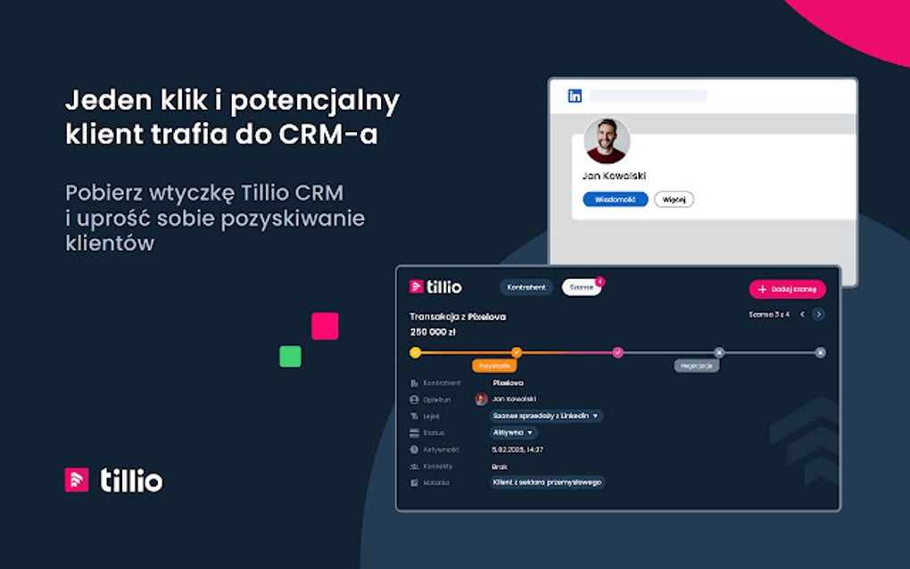 Tillio CRM pour Google Chrome - Extension Télécharger