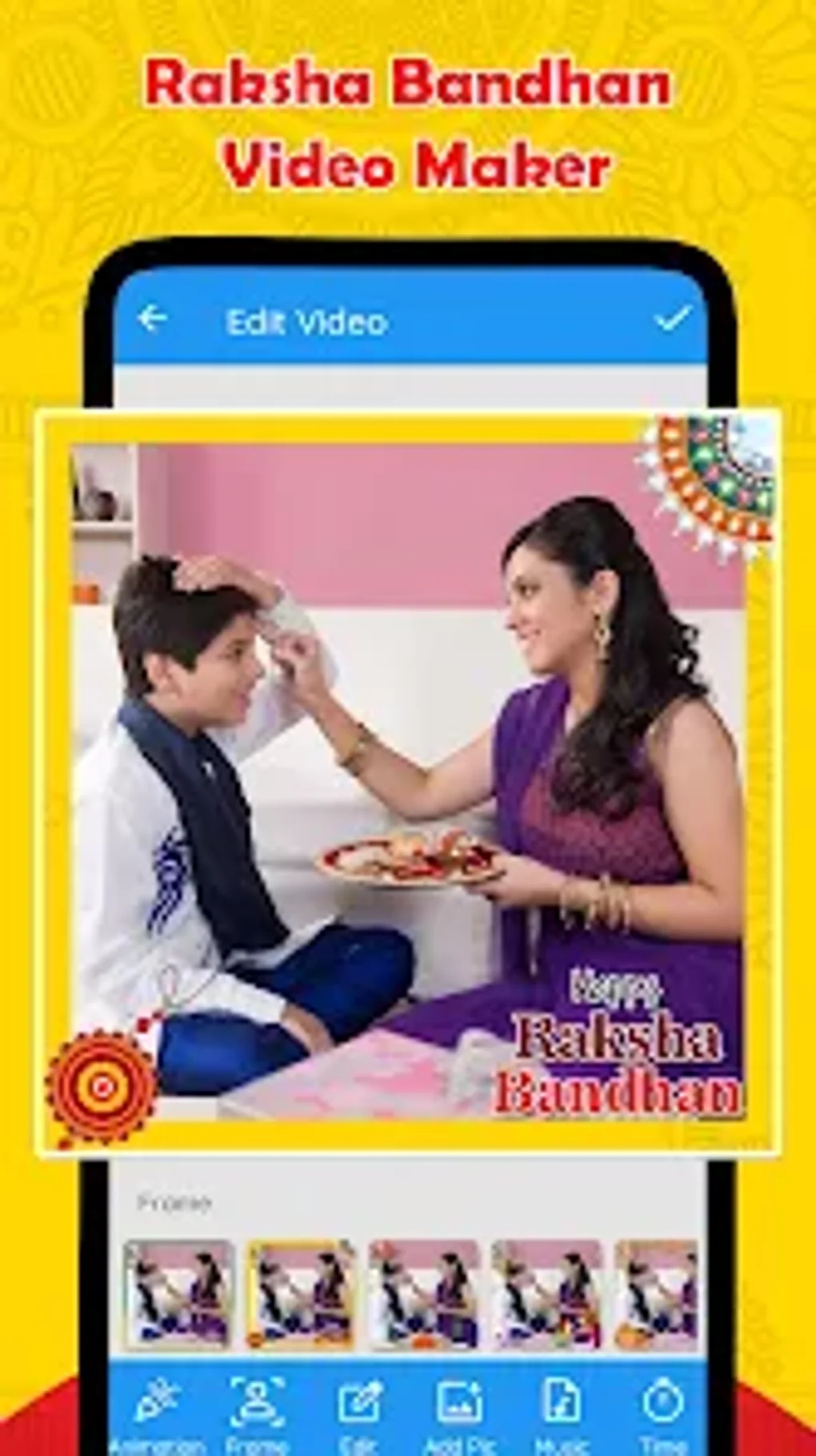 Raksha Bandhan Video Maker per Android - Download