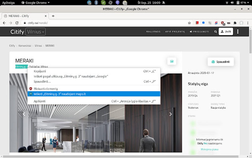 Search maps.lt Context Menu para Google Chrome - Extensión Descargar