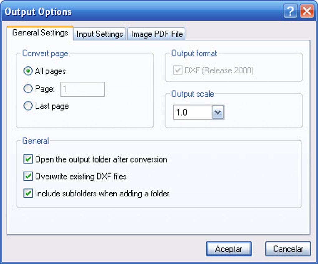 Aide PDF to DXF Converter - Descargar