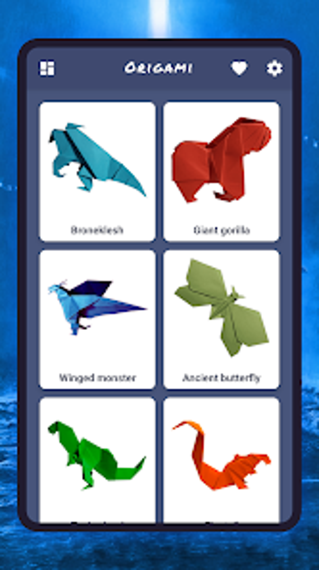 Origami: monsters creatures for Android - Download