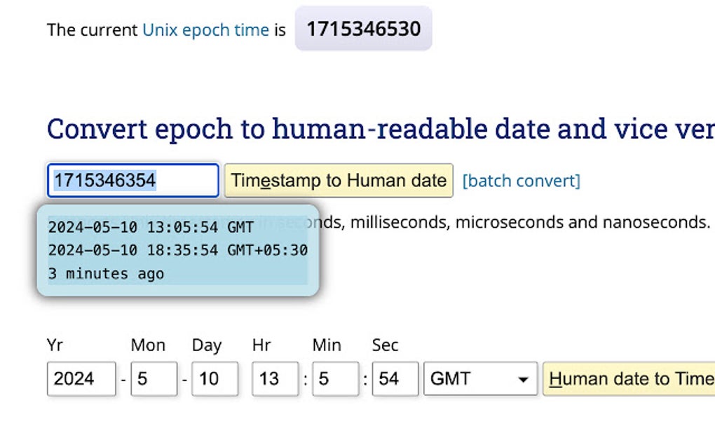 Easy Epoch for Google Chrome - Extension Download