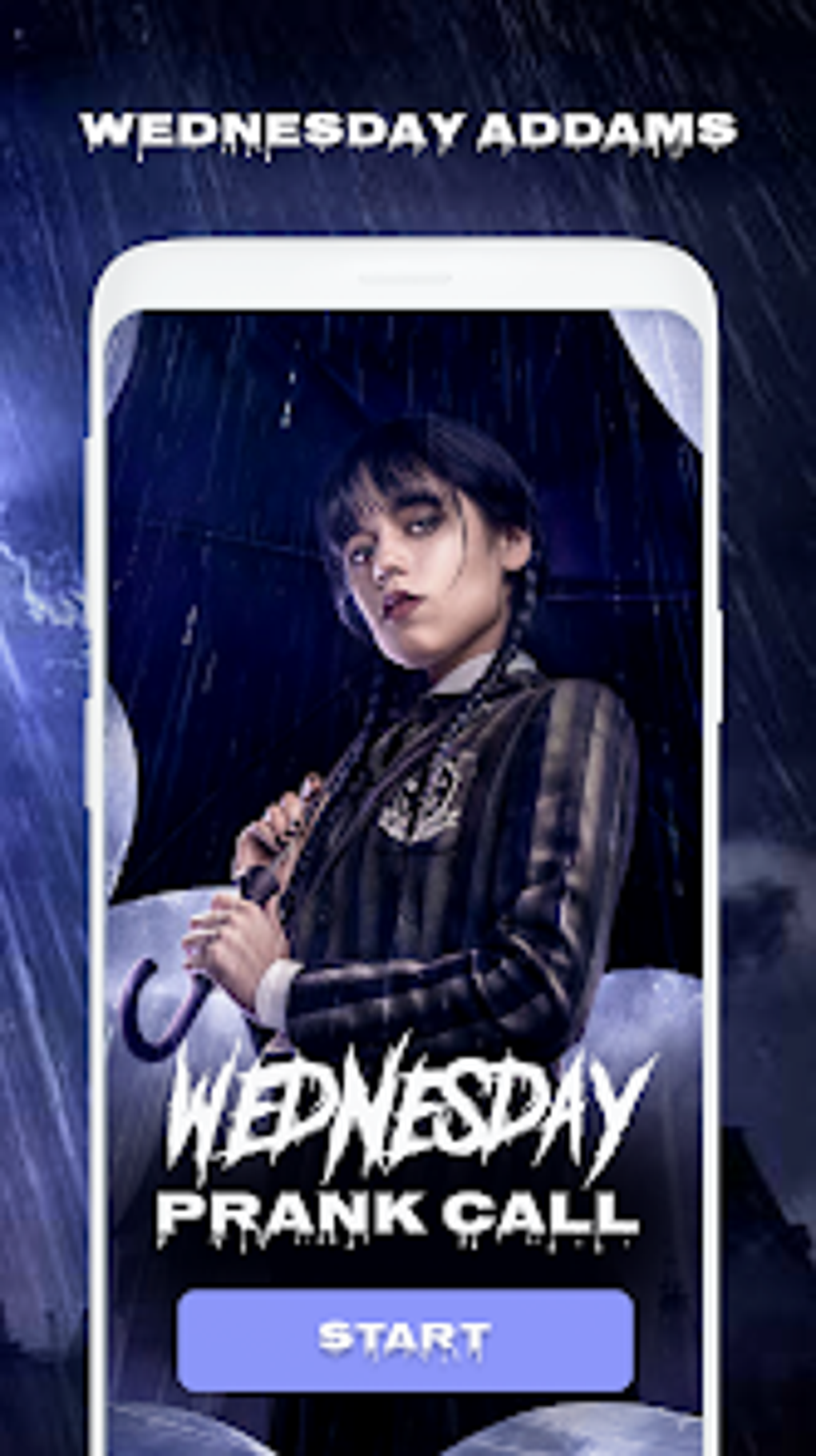Wednesday Addams Fake Call per Android - Download