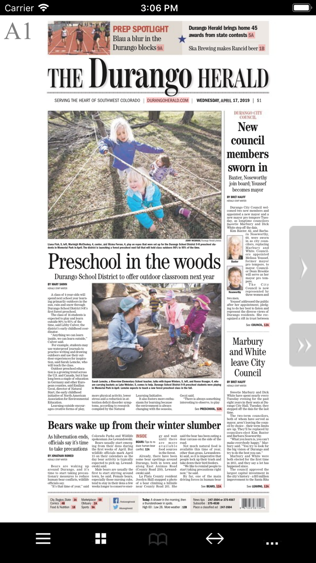 The Durango Herald E Edition for iPhone - Download