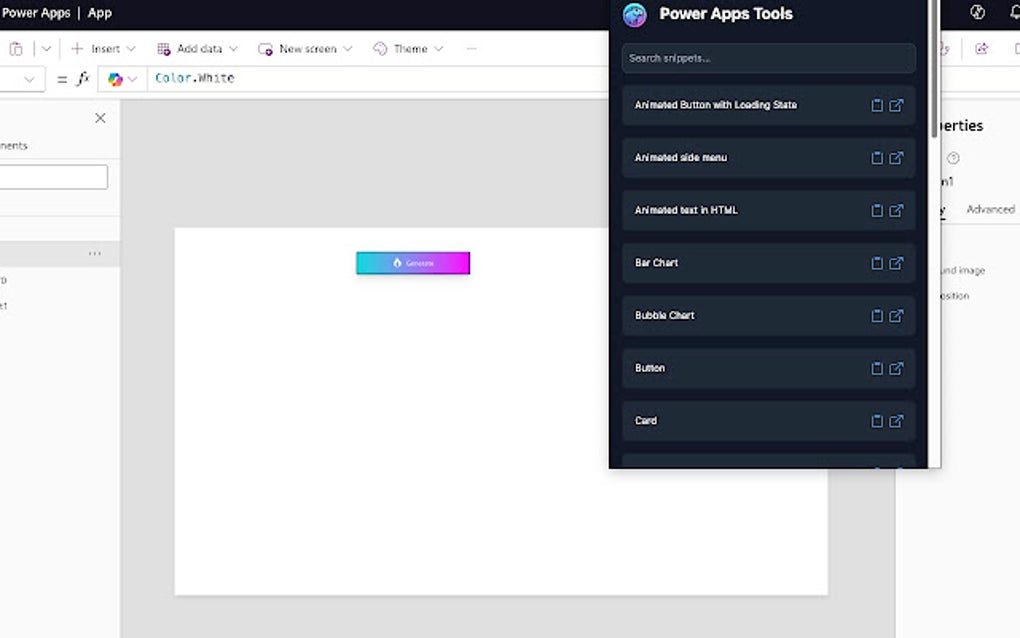 Power Apps Tools Google Chrome 용 - 확장 프로그램 다운로드
