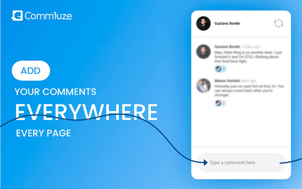 Commfuze: Add comments section everywhere para Google Chrome ...