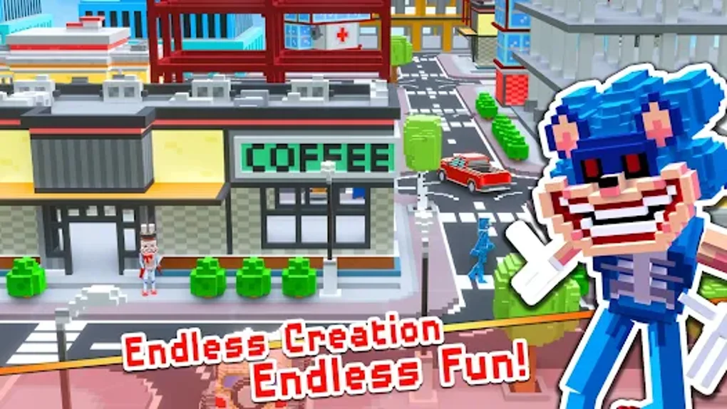 Monster Craft 3D: Sandbox City pour Android - Télécharger