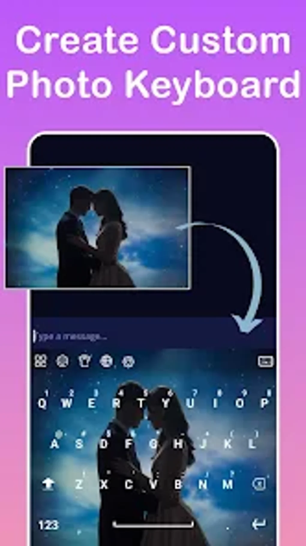 Android 용 Photo Love Keyboard - Themes - 다운로드