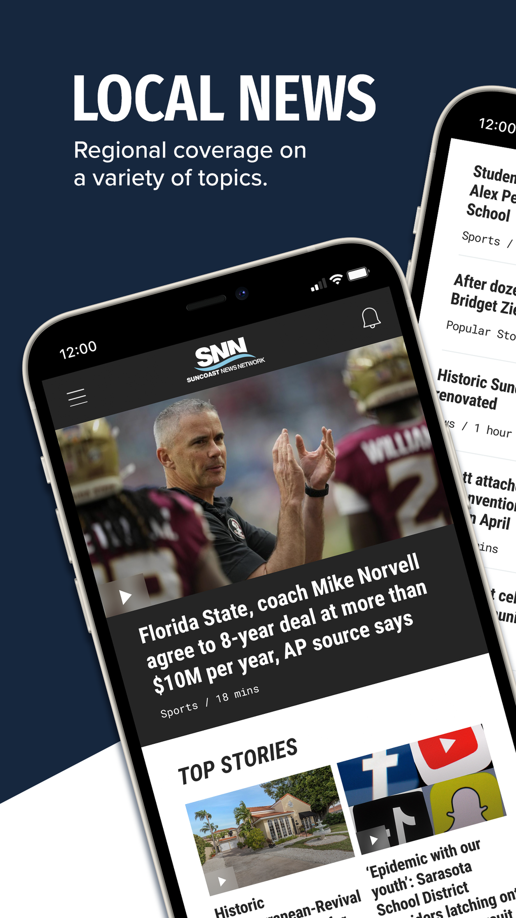 SNN Suncoast News Network para iPhone - Descargar