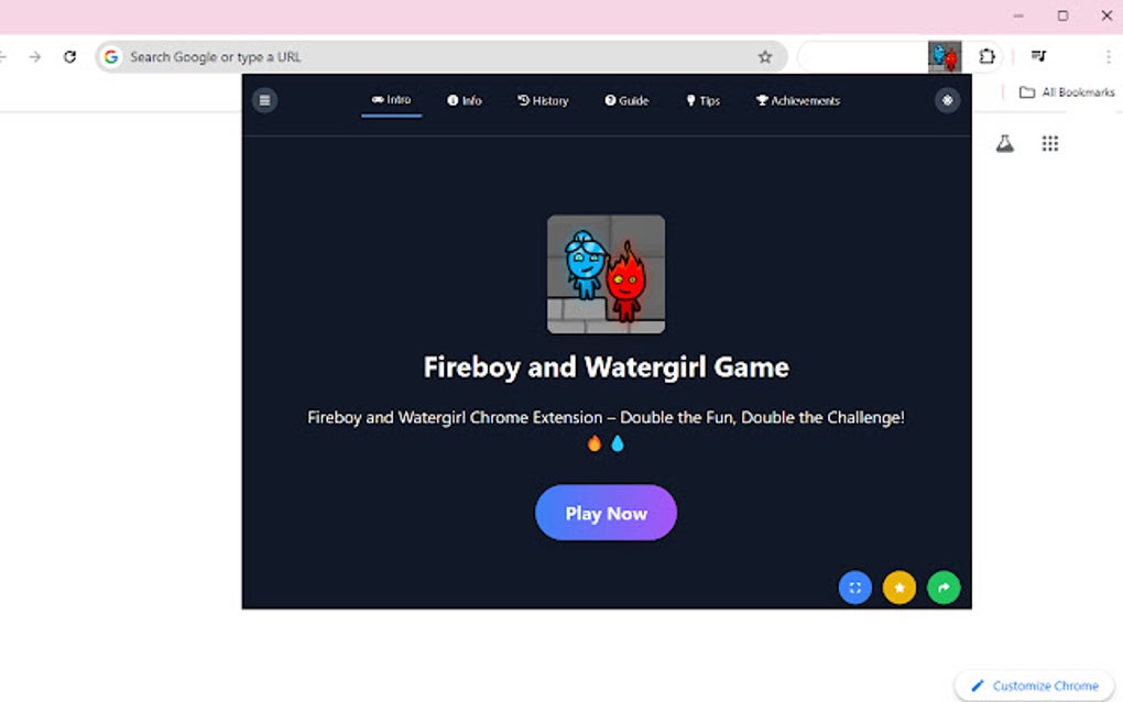 Fireboy and Watergirl 1 - HTML5 Game Google Chrome 용 - 확장 프로그램 다운로드