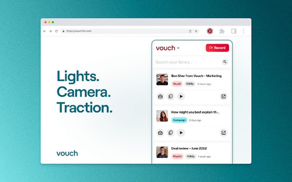 Vouch for Google Chrome - Extension Download