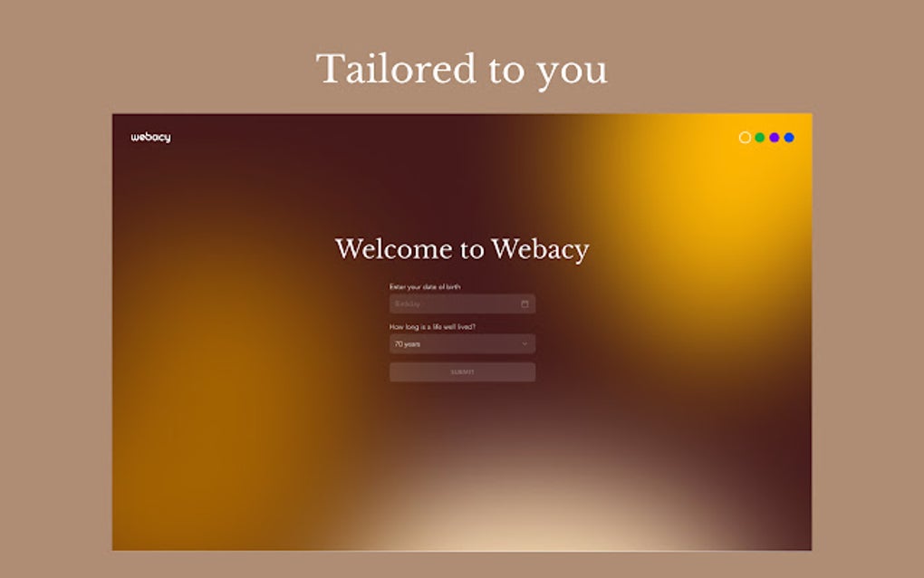 Webacy Counter and Motivational Plugin for Google Chrome - Extension Download