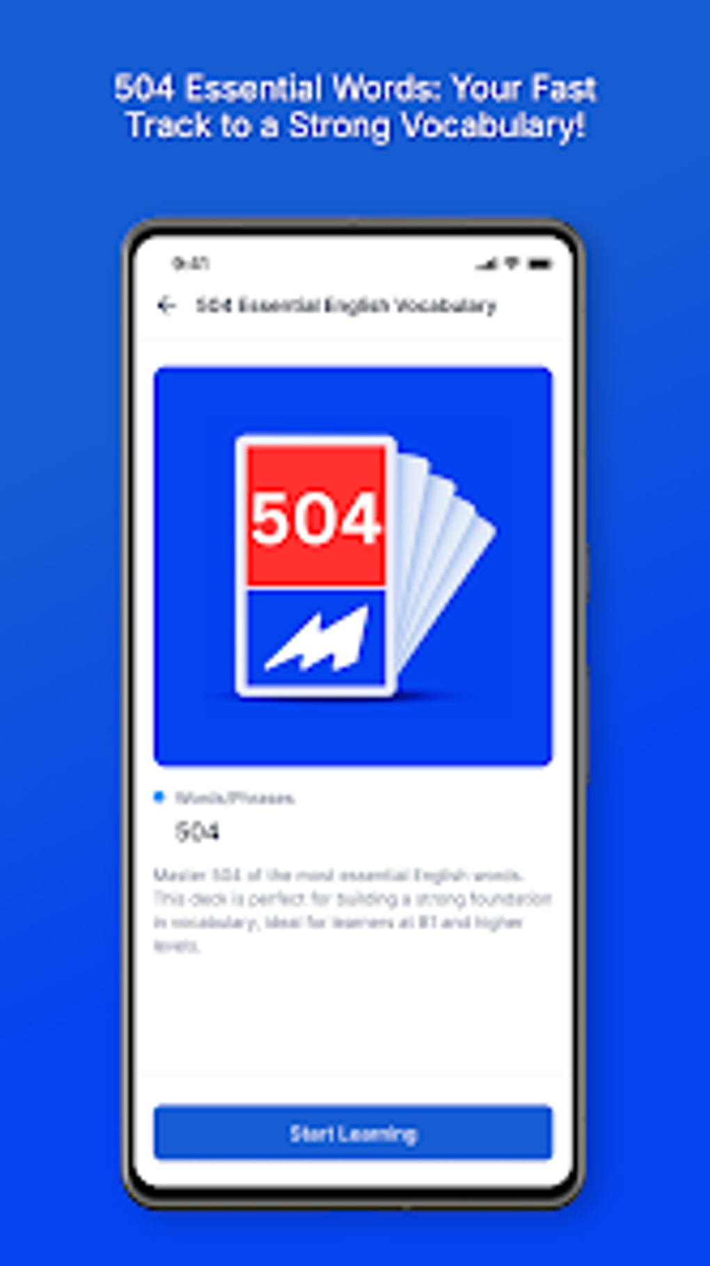 504 Essential Words Flashcards para Android - Descargar