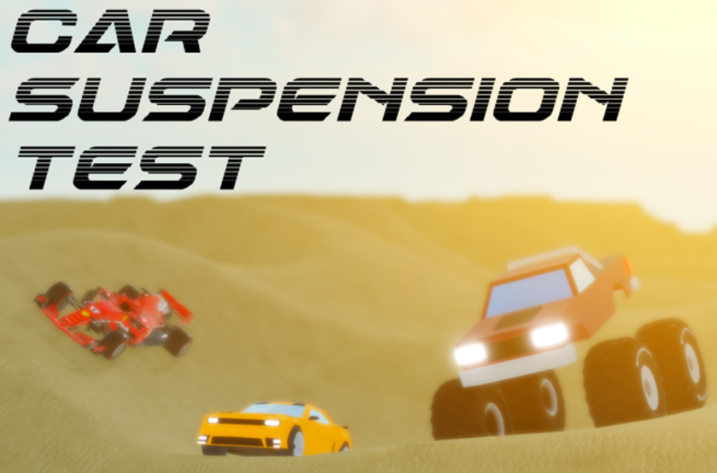 Car Suspension Test RACES 版 ROBLOX - 游戏 下载