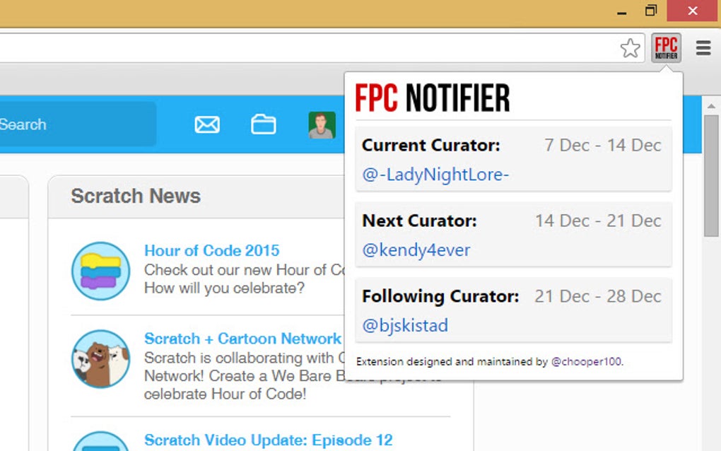 FPC Notifier for Google Chrome - Extension Download