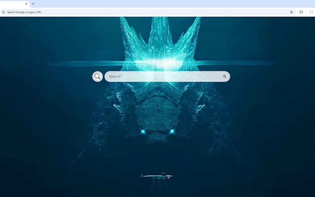 Godzilla Underwater Live Wallpaper para Google Chrome - Extensão Download