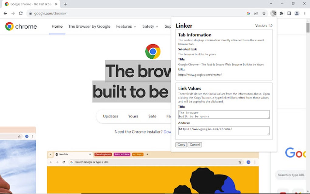Linker for Google Chrome - Extension Download