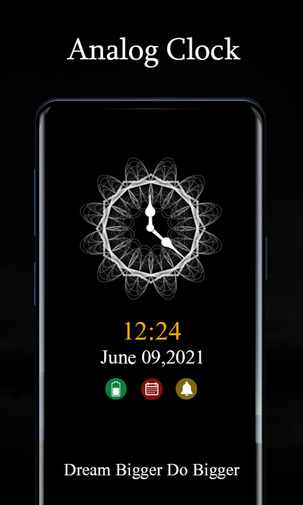 Always on display clock widget APK for Android - Download