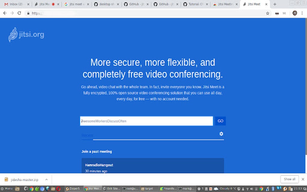 Jitsi Meetings for Google Chrome - Extension Download