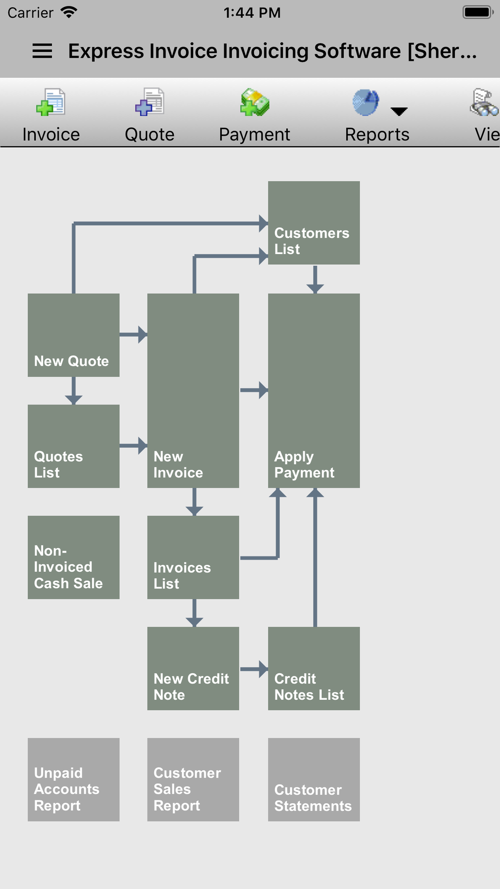 Express Invoice Invoicing for iPhone - Download