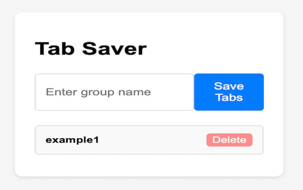 Tab Saver para Google Chrome - Extensión Descargar