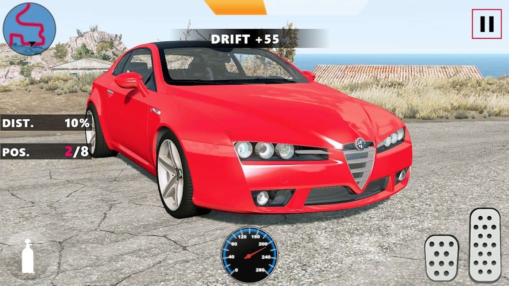 Romeo Brera: Extreme Modern City Car Drift Drive for Android - Download