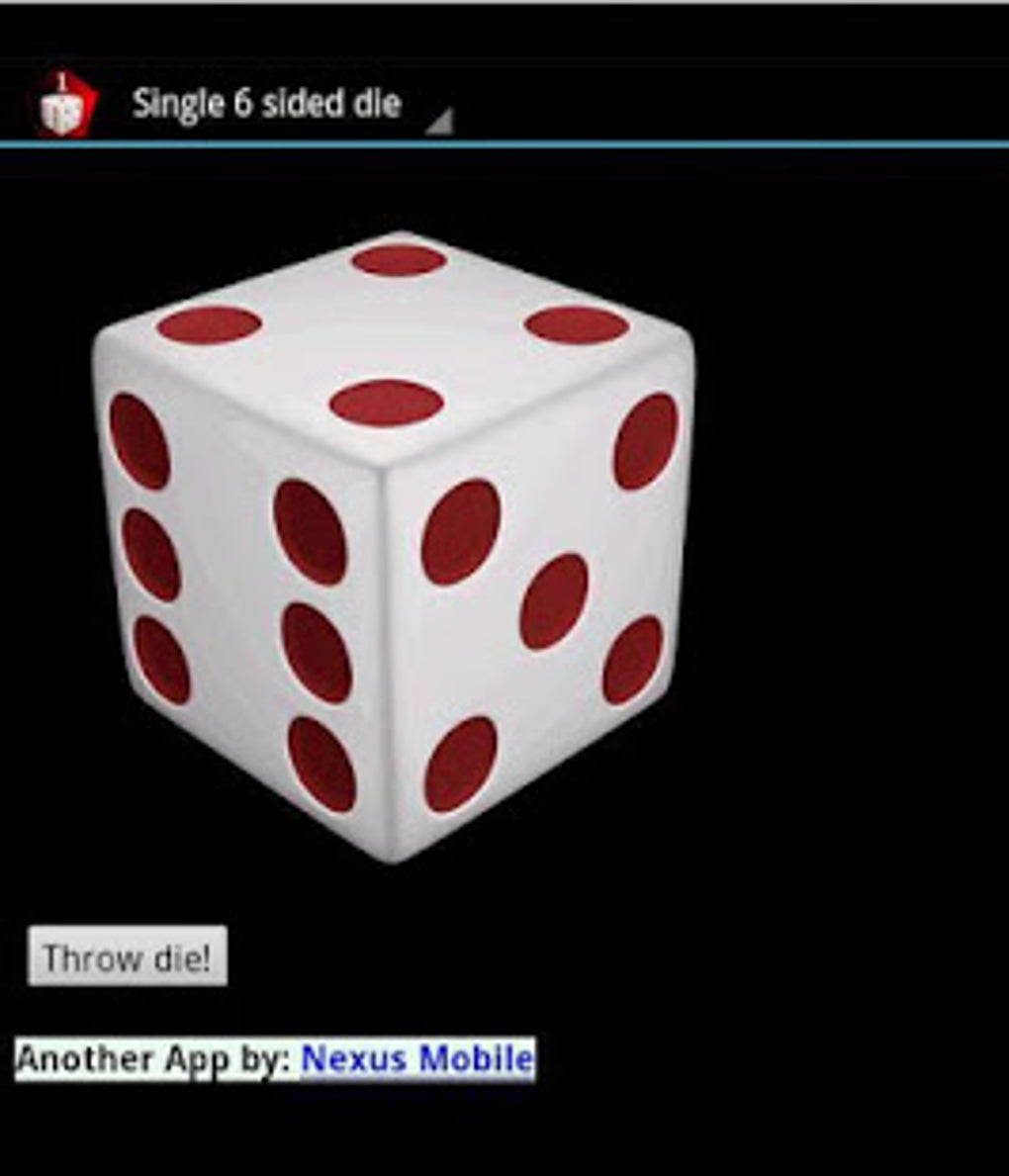 Die Roller - 6 sided APK para Android - Descargar