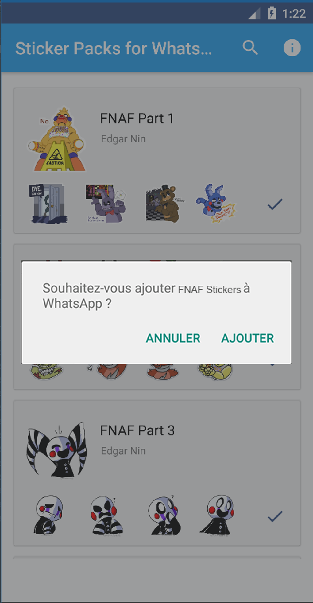 WAStickers - Fnaf Stickers APK for Android - Download