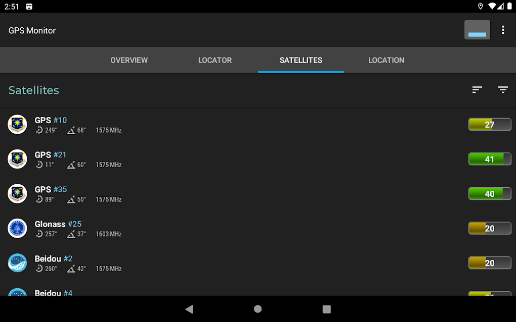 GPS Monitor para Android - Descargar