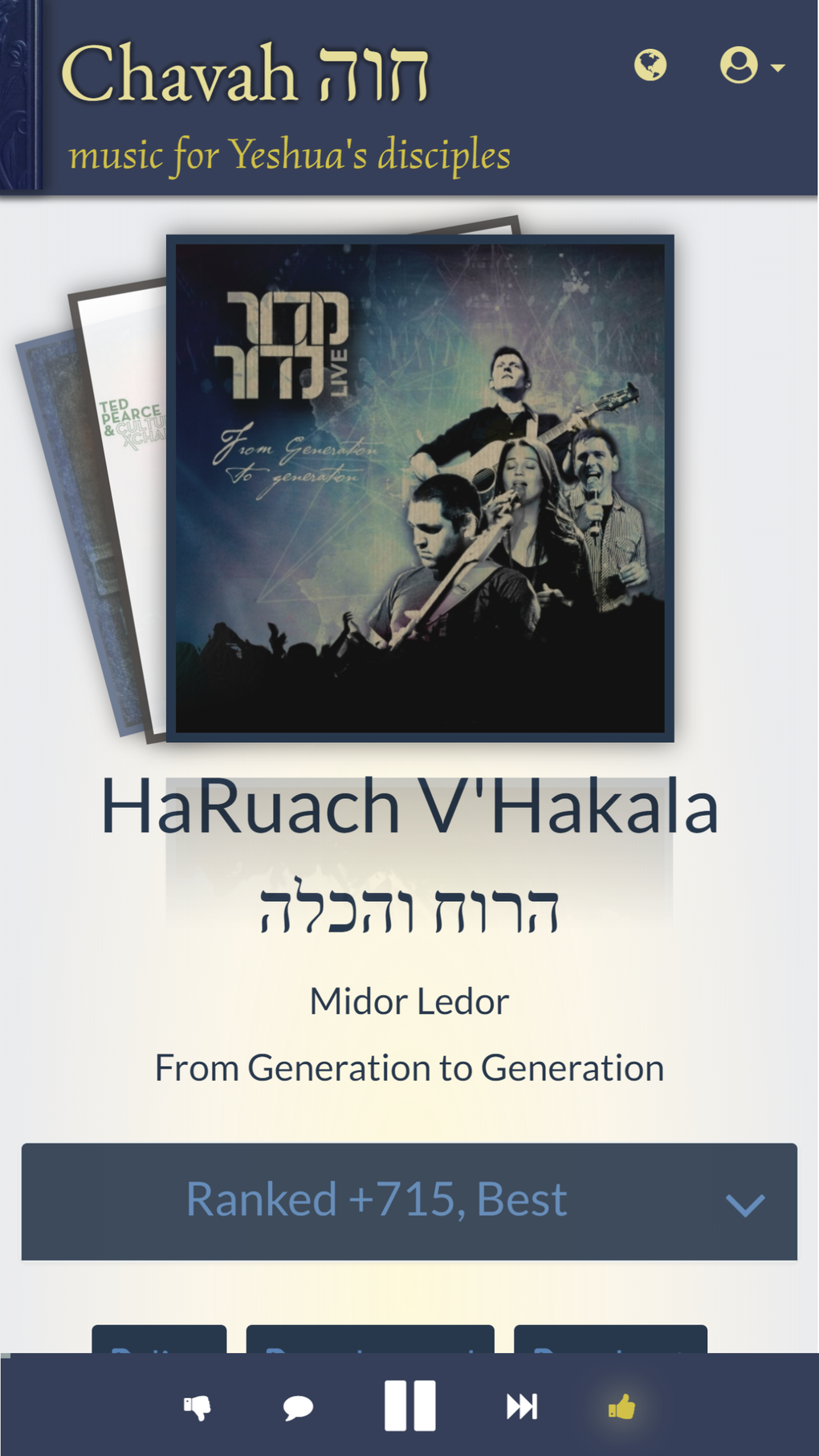 Chavah Messianic Radio for iPhone - Download