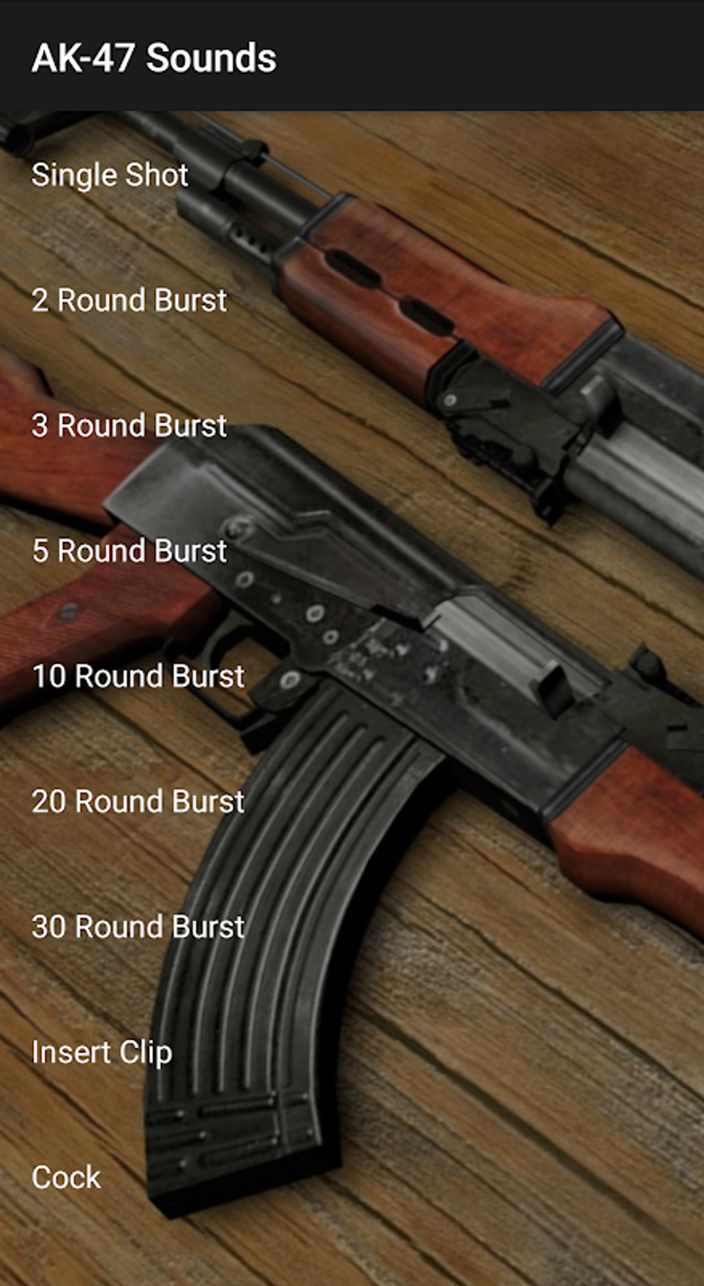 AK-47 Sounds APK для Android — Скачать
