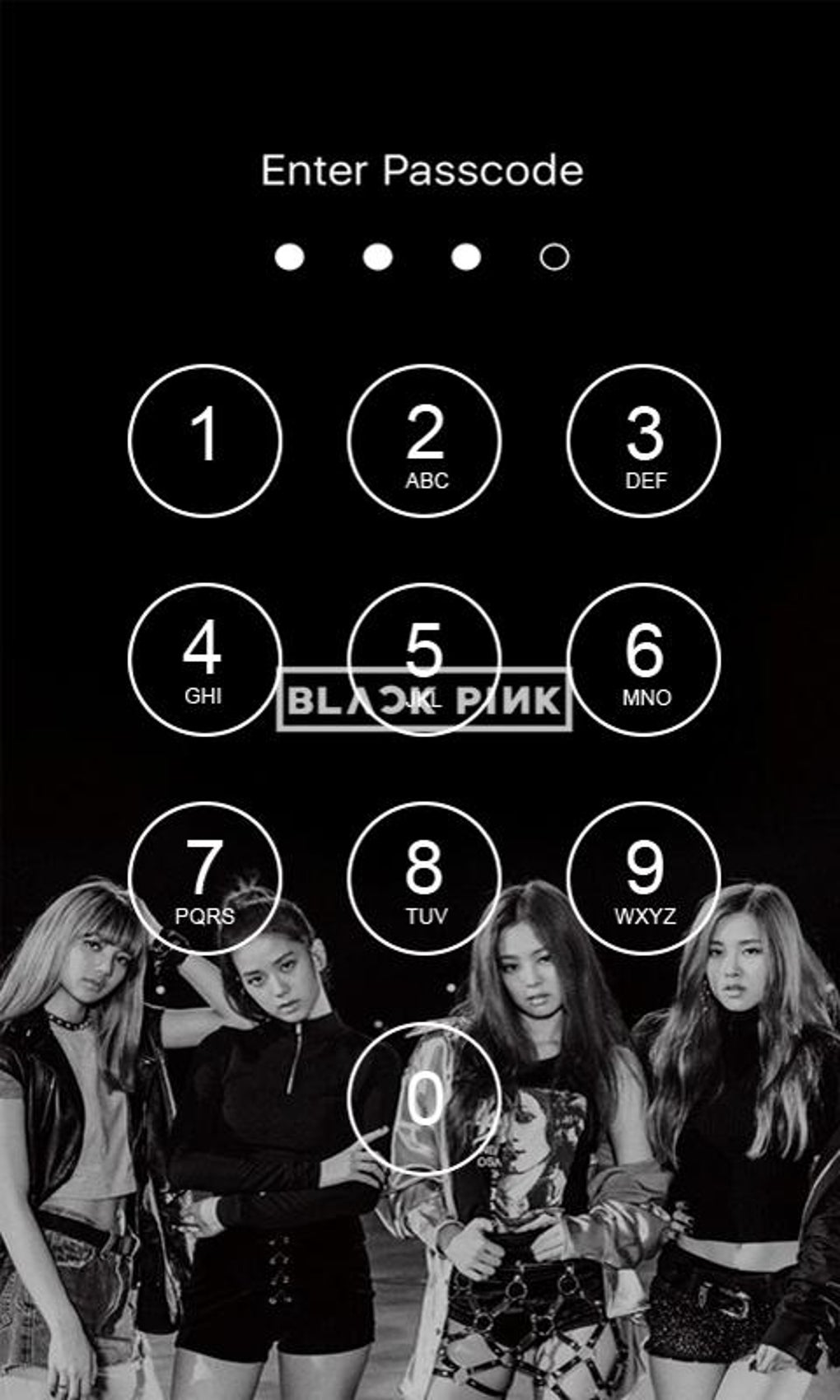 Black Pink Lock Screen APK for Android - Download