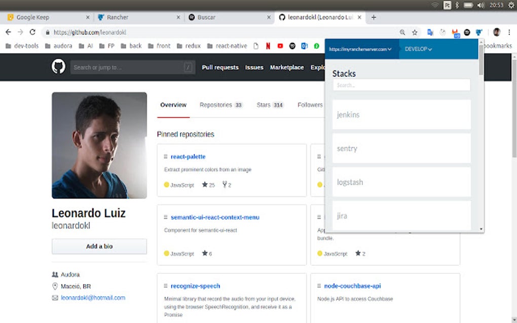 Rancher Lite pour Google Chrome - Extension Télécharger