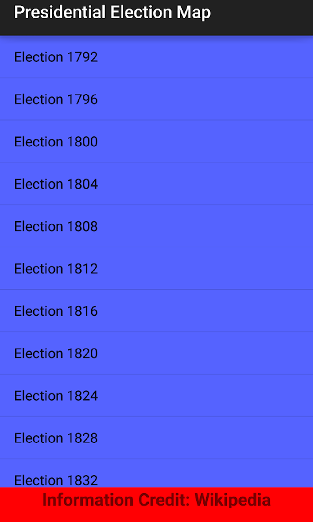 Presidential Election Map APK for Android - Download