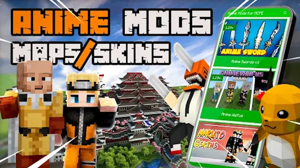 Anime Mods for Minecraft PE per Android - Download