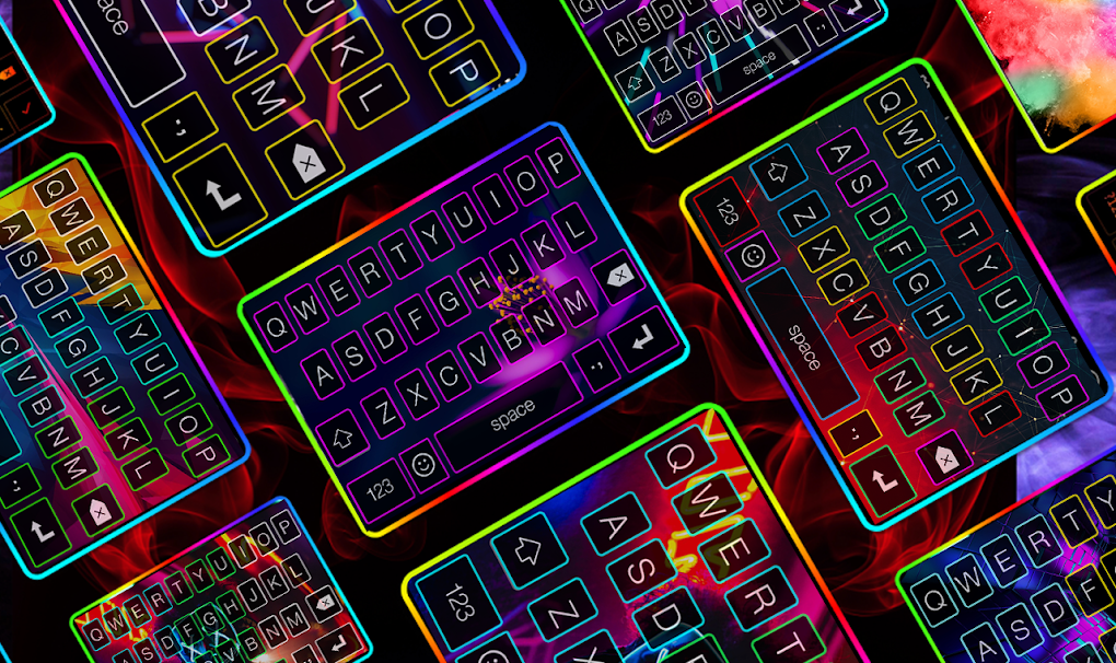 Neon LED Keyboard RGB Colors cho Android - Tải về