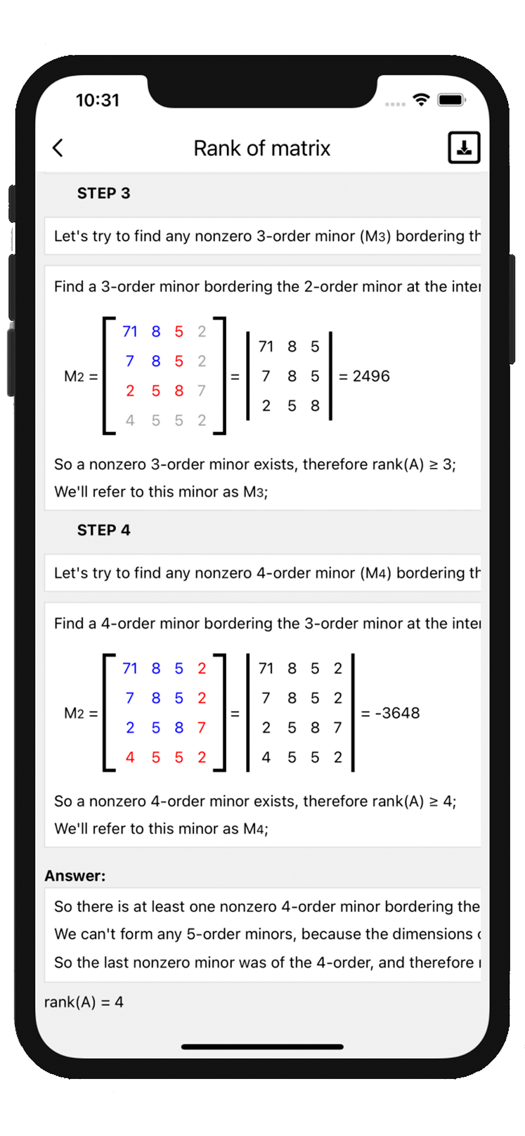 Matrix operations APK para Android - Descargar