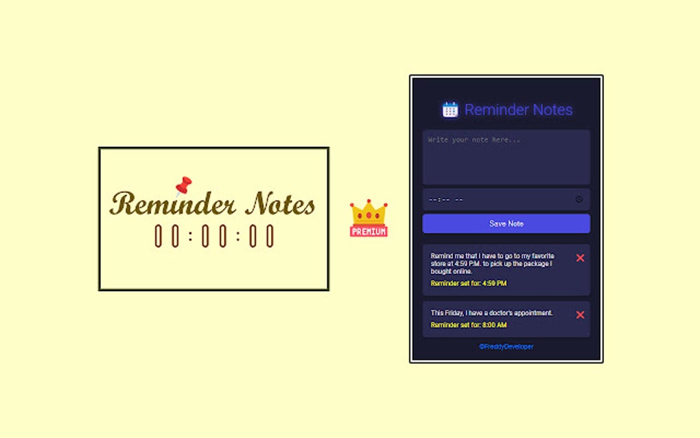 Reminder Notes para Google Chrome - Extensión Descargar