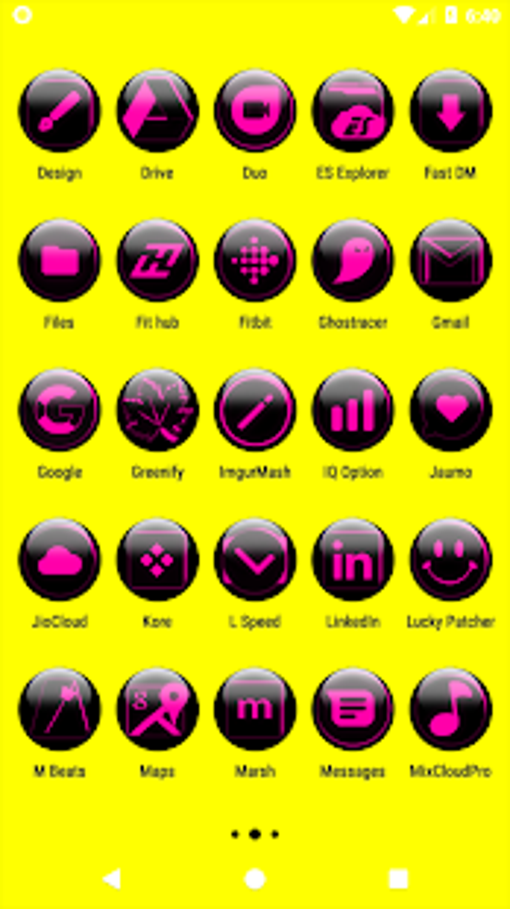 Pink Glass Orb Icon Pack Free per Android - Download