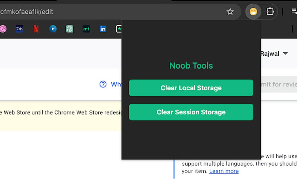 Noob Dev Tools Google Chrome 용 - 확장 프로그램 다운로드
