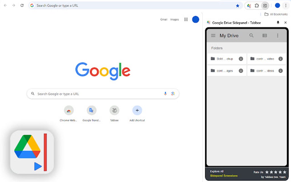 Google Drive Sidepanel - Tabbee Google Chrome 용 - 확장 프로그램 다운로드