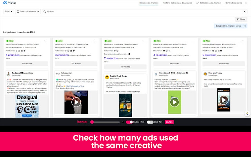 iLoopsee - Facebook Ads Library Ad Finder & Ad Spy Tool para Google ...
