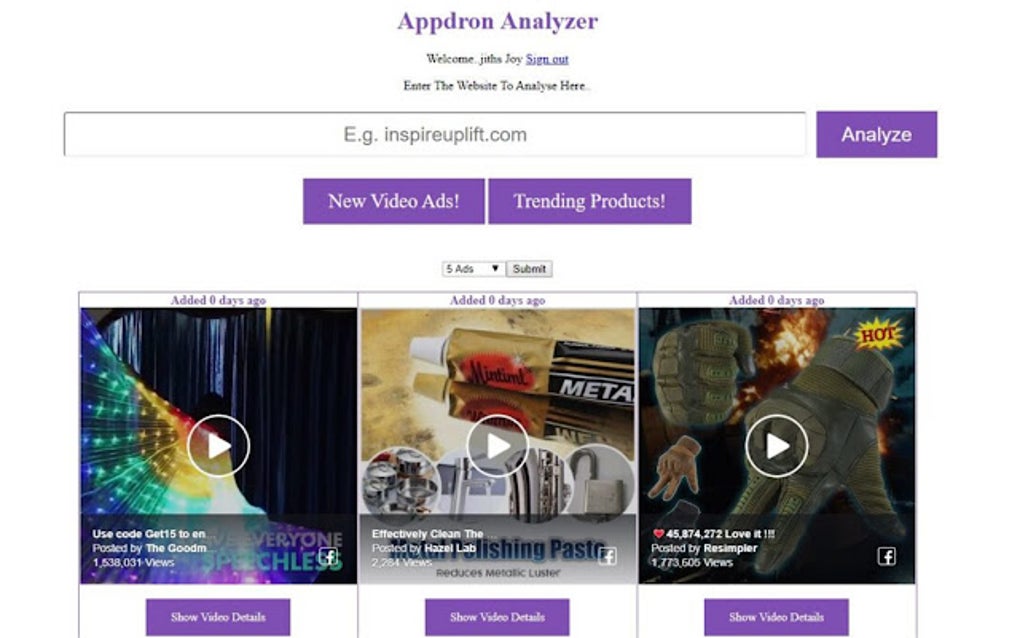Appdron Analyzer para Google Chrome - Extensión Descargar Appdron Analyzer para Google Chrome - Extensión Descargar