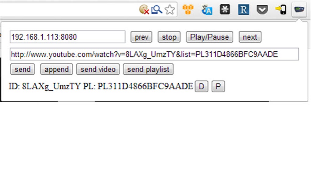 XBMC video pusher for Google Chrome - Extension Download