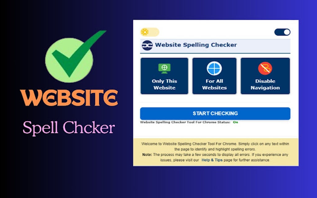 Website Spelling Checker Tool For Chrome para Google Chrome - Extensión Descargar